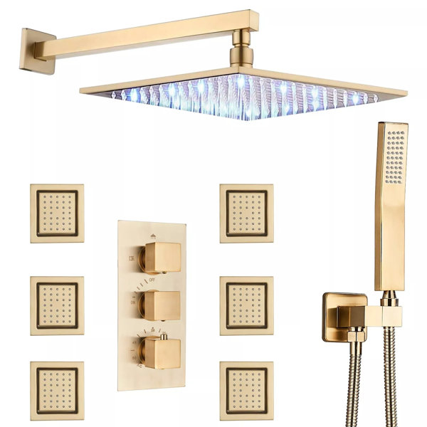 AlenArtWater Complete Shower System with Rough in-Valve | Wayfair