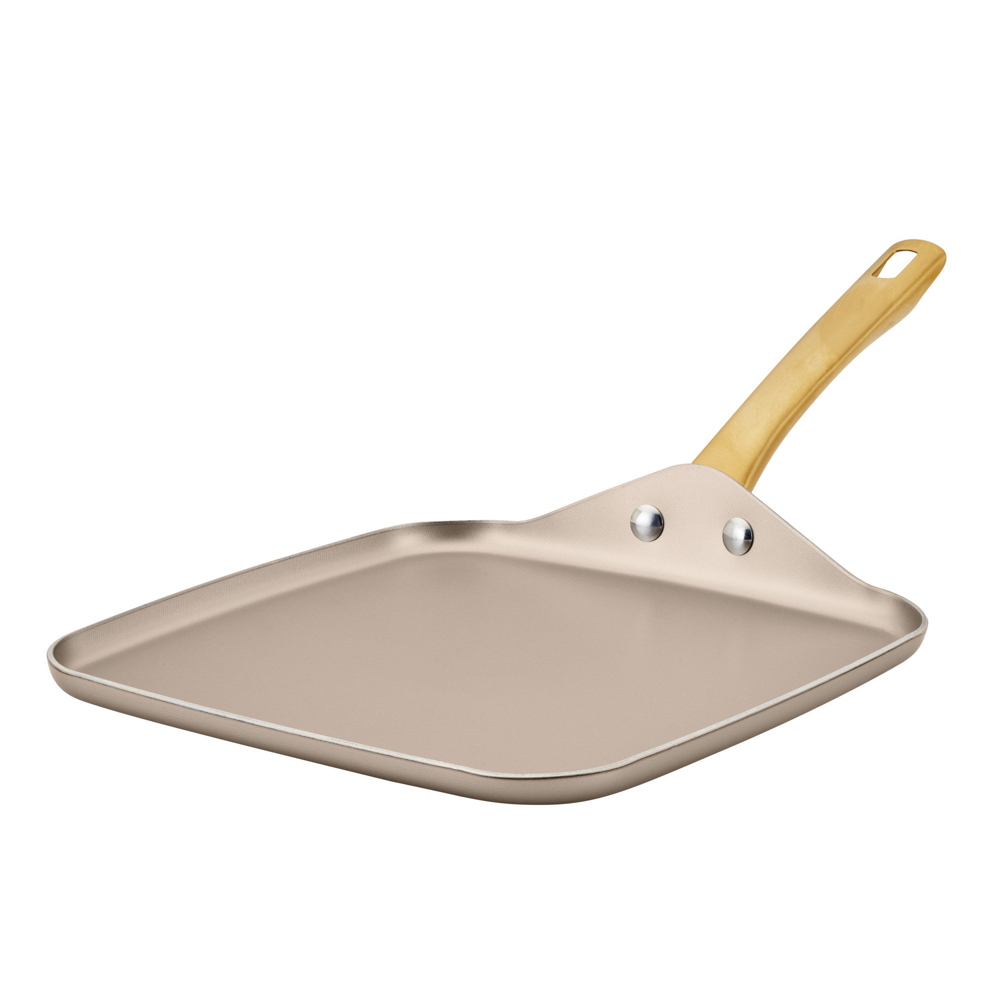 Farberware Radiant Nonstick Square Griddle Pan, 11 Inch, Champagne ...