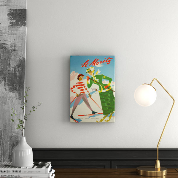 East Urban Home St. Moritz - Wrapped Canvas Print | Wayfair.co.uk
