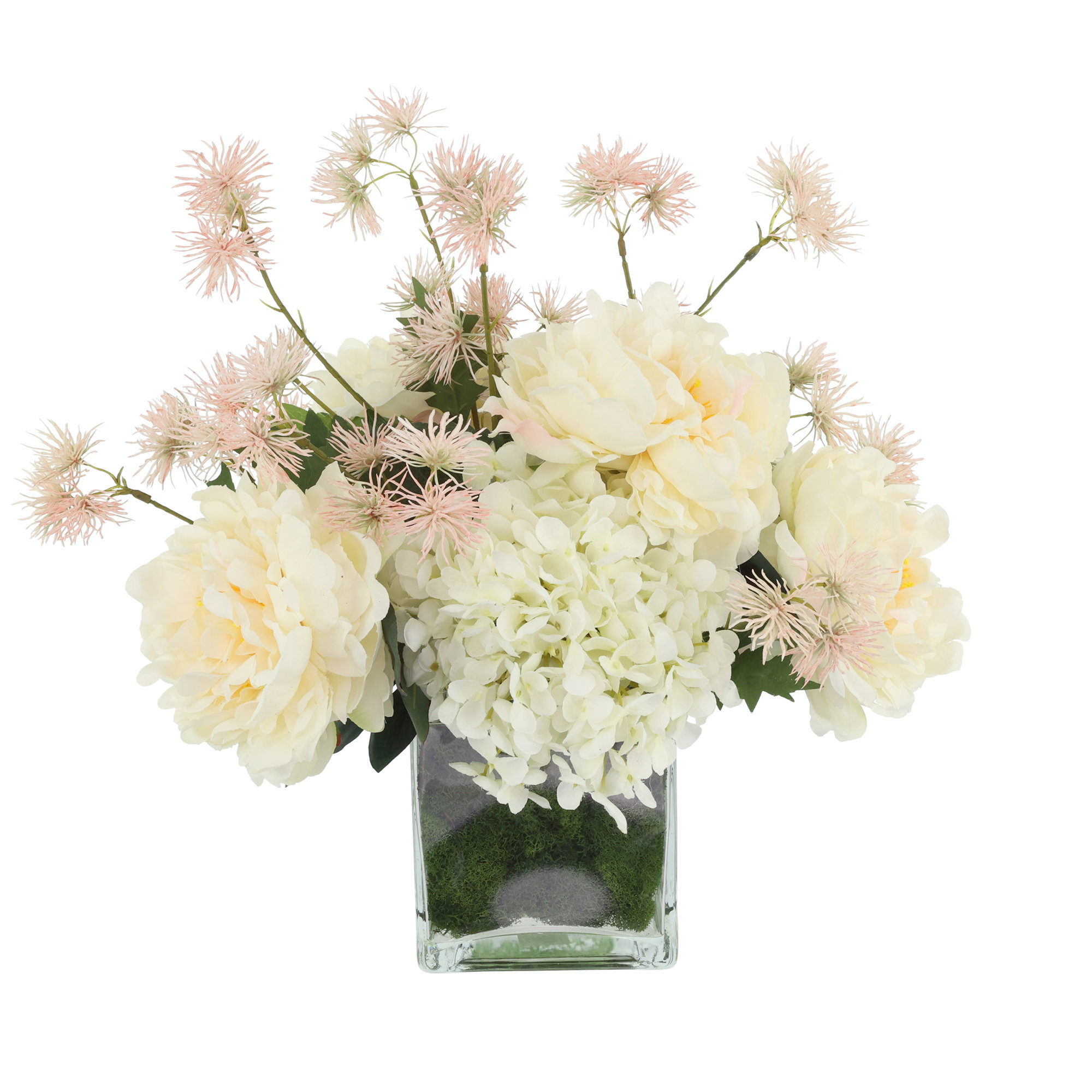 Creative Displays, Inc. Hydrangea, Peony and Thistle Arrangement in ...