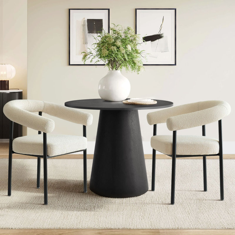 Corrigan Studio® 3-Pieces Round Dining Table Sets & Reviews | Wayfair