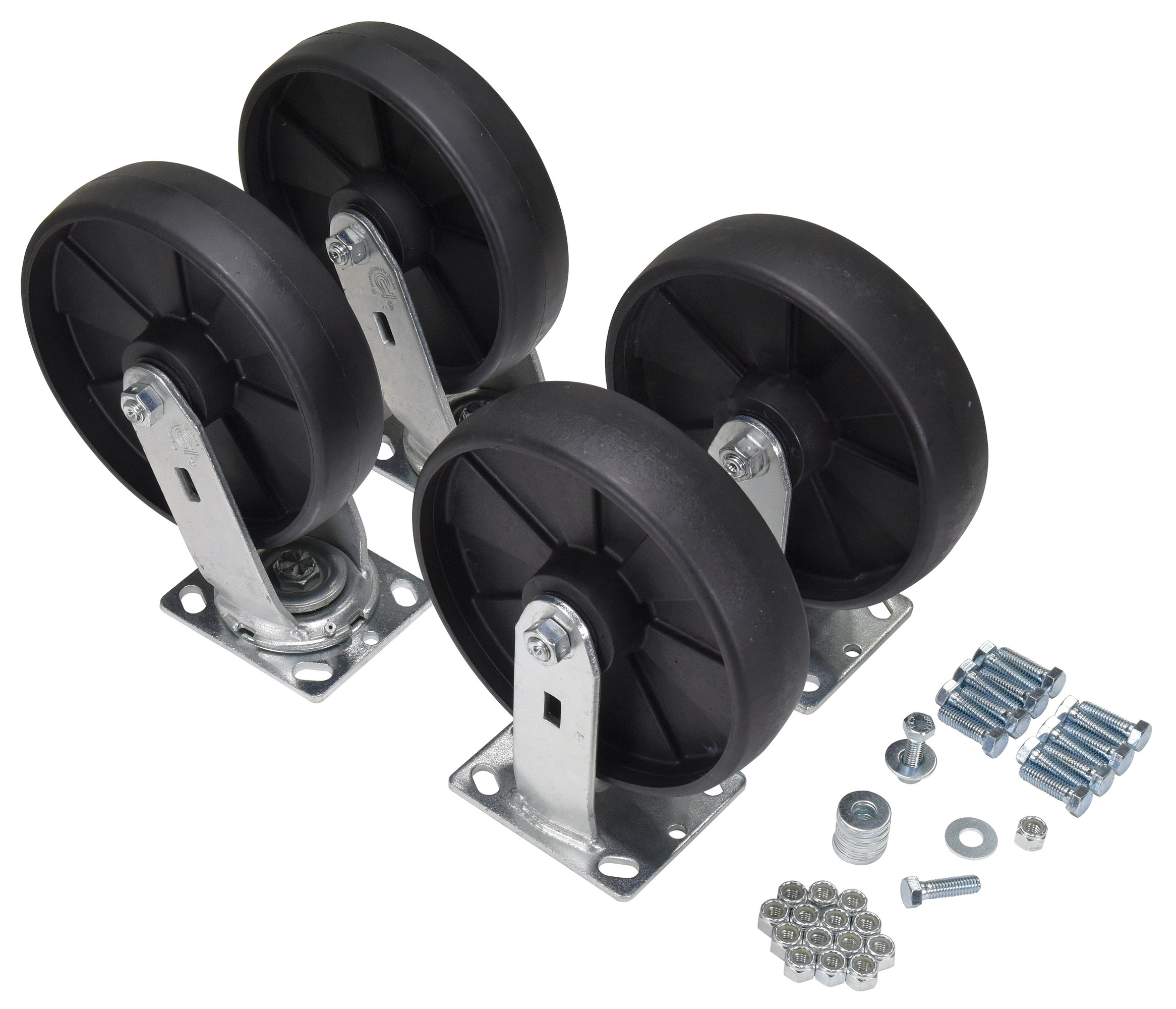 Vestil Nylon Caster Kit | Wayfair