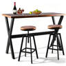 Williston Forge 3-Piece Table & Chairs Set, Bar Dining Cafe Pub Party ...