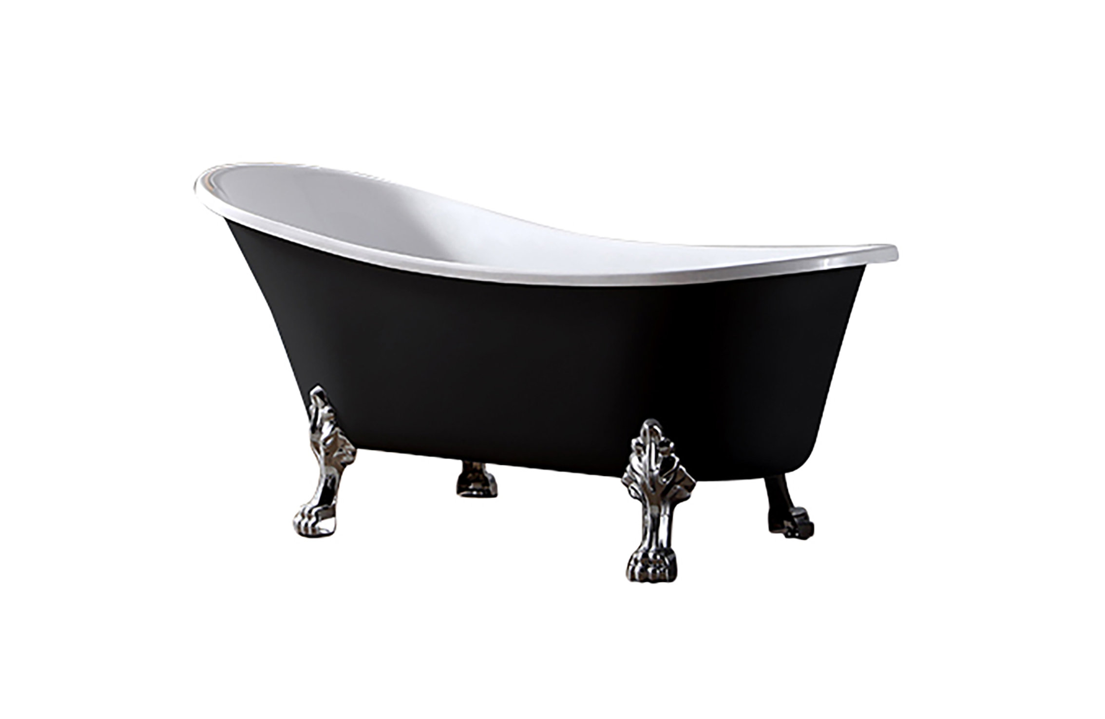 Devinchy 69.3'' x 28'' Freestanding Acrylic Bathtub | Wayfair