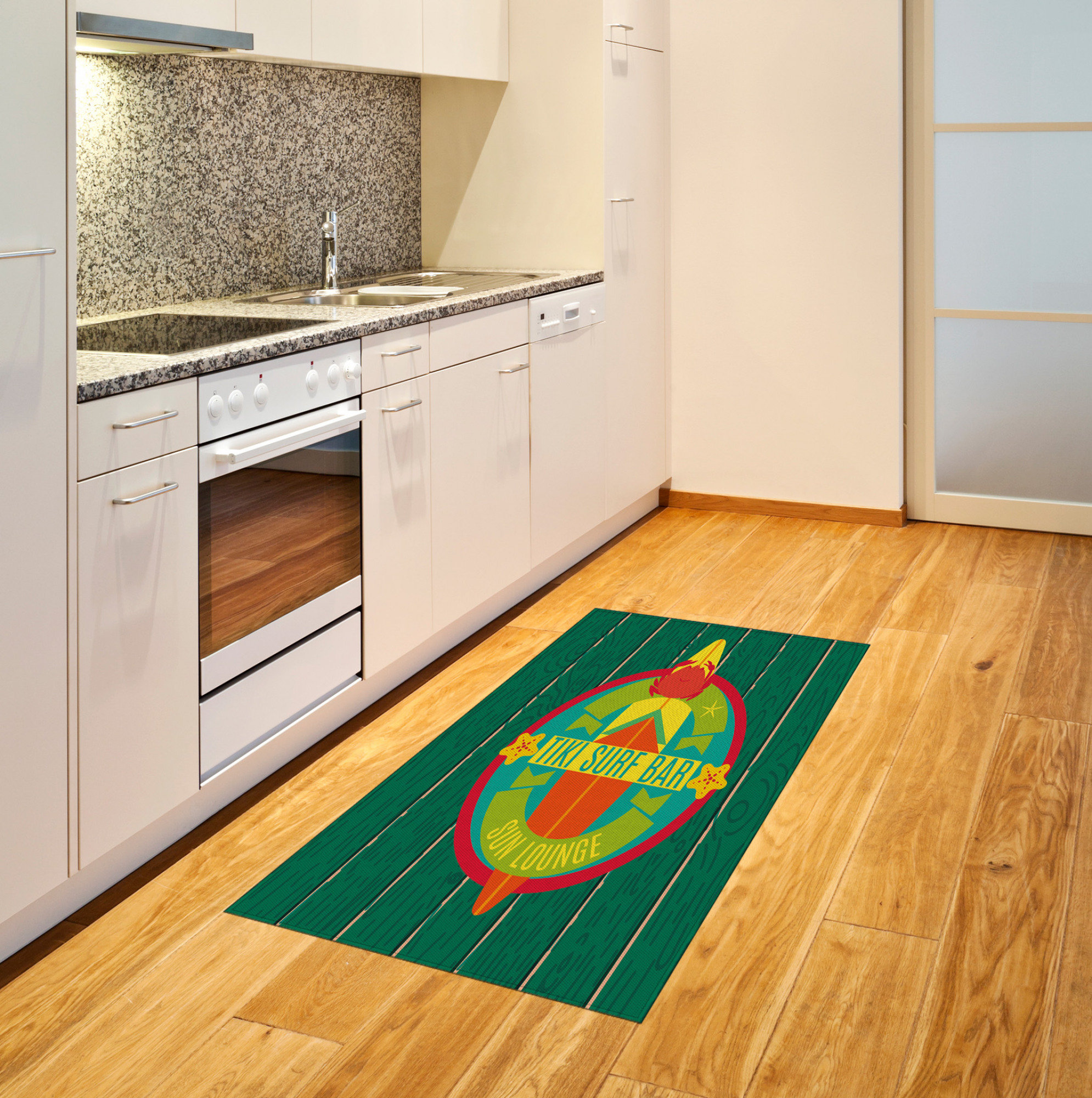 East Urban Home Tiki Bar High Density Long Fiber Poly Threads ...