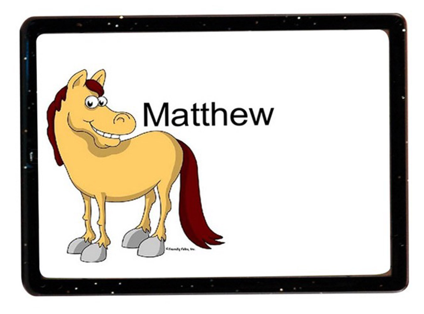 Printed Perfection Personalized Pony Acrylic Magnet - Great Gift! | Wayfair