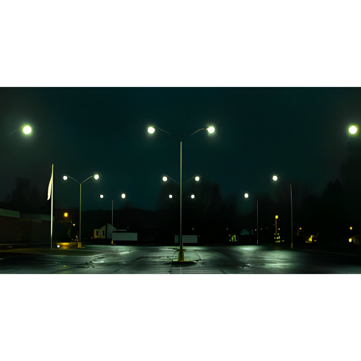 HONYA Lighting Outdoor Motion Sensor Street Light | Wayfair