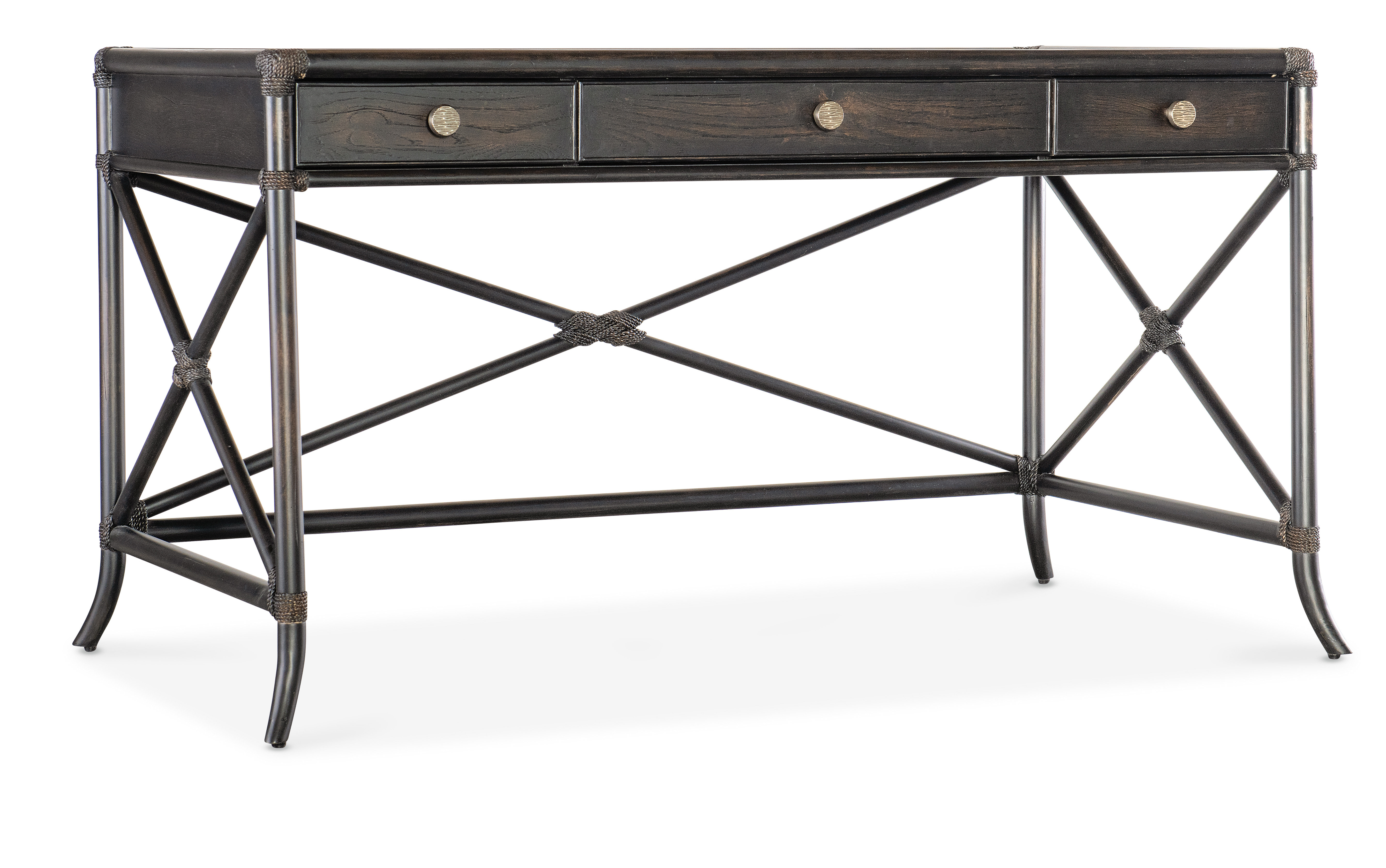 Birch Lane™ Isla Pole Rattan Writing Desk - Wayfair Canada