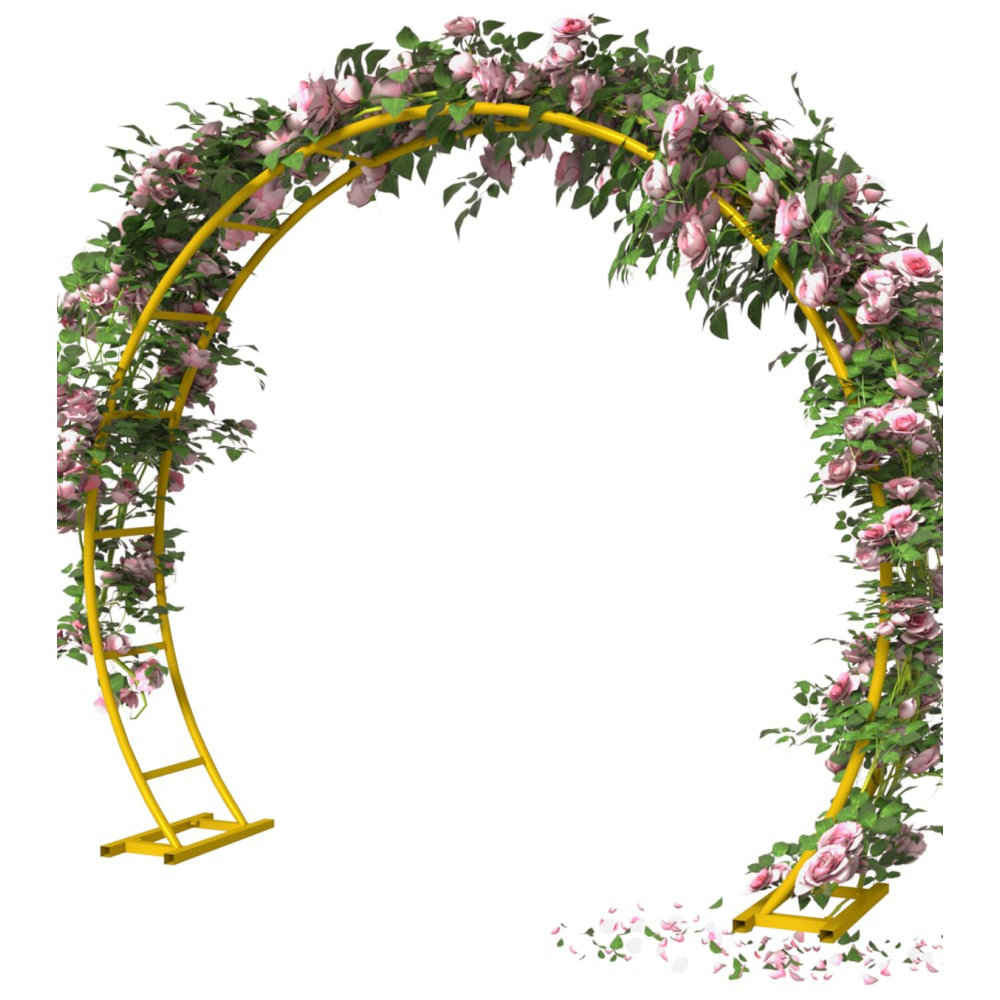 Latitude Run® Metal Arch Backdrop Stand 8Ft Wide 7Ft High | Wayfair