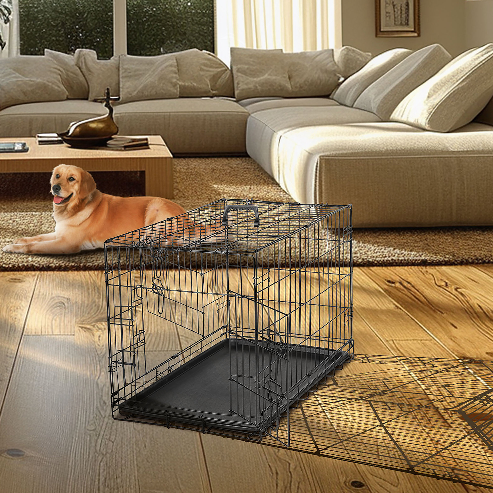 Tucker Murphy Pet™ Dog Crate Furniture, Dog House | Wayfair