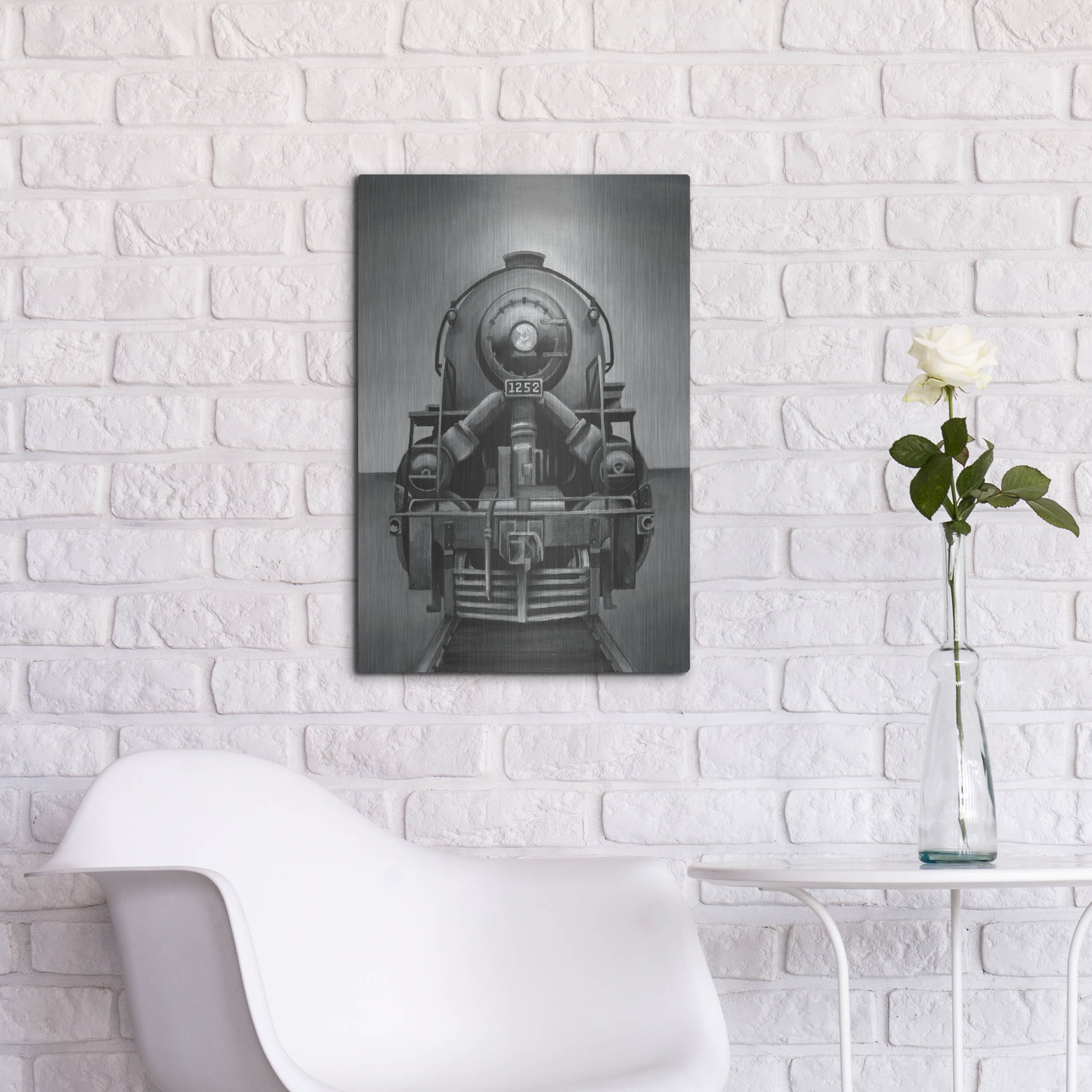 Williston Forge 'Vintage Train' by Ethan Harper Metal Wall Art | Wayfair