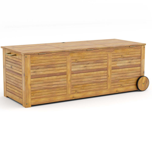 Wood Deck Boxes & Patio Storage You'll Love | Wayfair