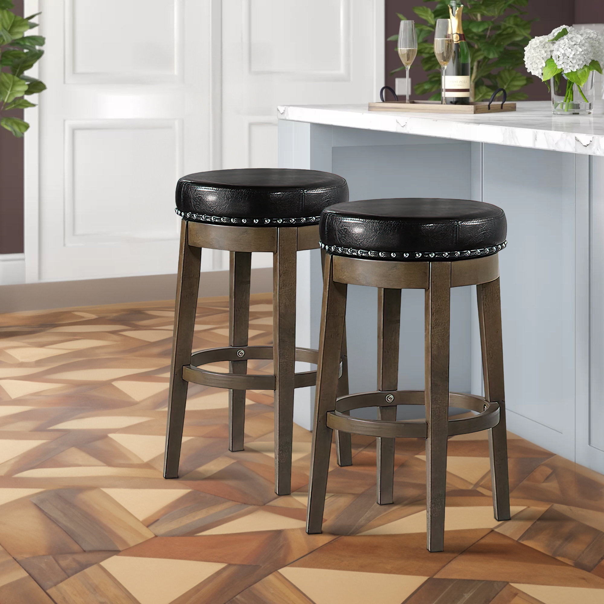 Red Barrel Studio® Deneshia Swivel Stool | Wayfair