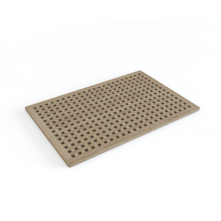 Aqua Teak Grate Kitchen Mat - Wayfair Canada