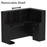Wade Logan® Alyiana 1 L-Shape Wood Reception Desk & Reviews | Wayfair