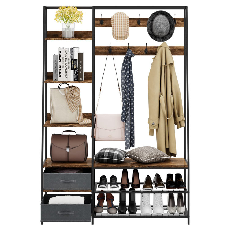 Williston Forge Alisz Hall Tree 122cm Wide | Wayfair.co.uk