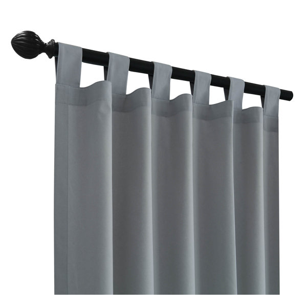 Alcott Hill® Mcgowen 100% Cotton Solid Room Darkening Thermal Tab Top ...