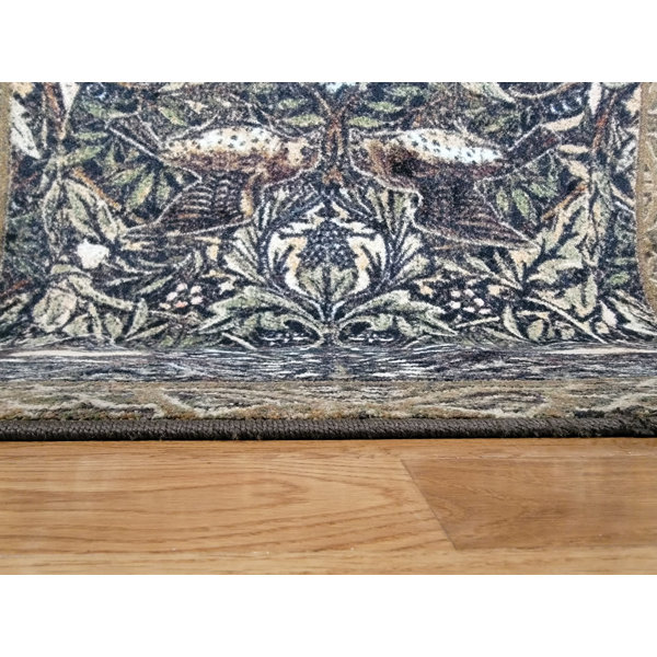 Bungalow Rose Makailah Premium EnduraStran Nylon Distressed Area Rug ...