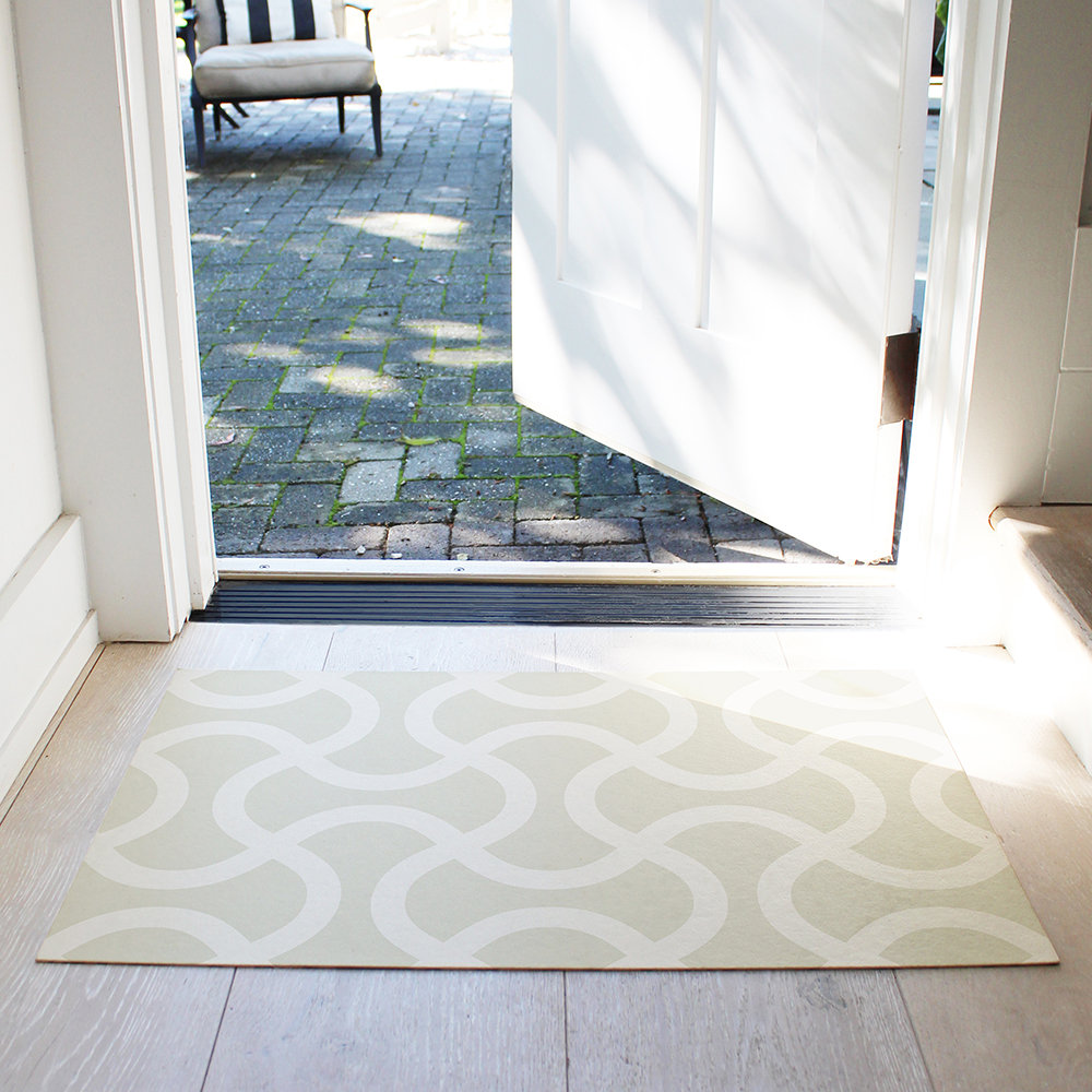 Latitude Run® Flourish Vinyl Floor Mat | Wayfair