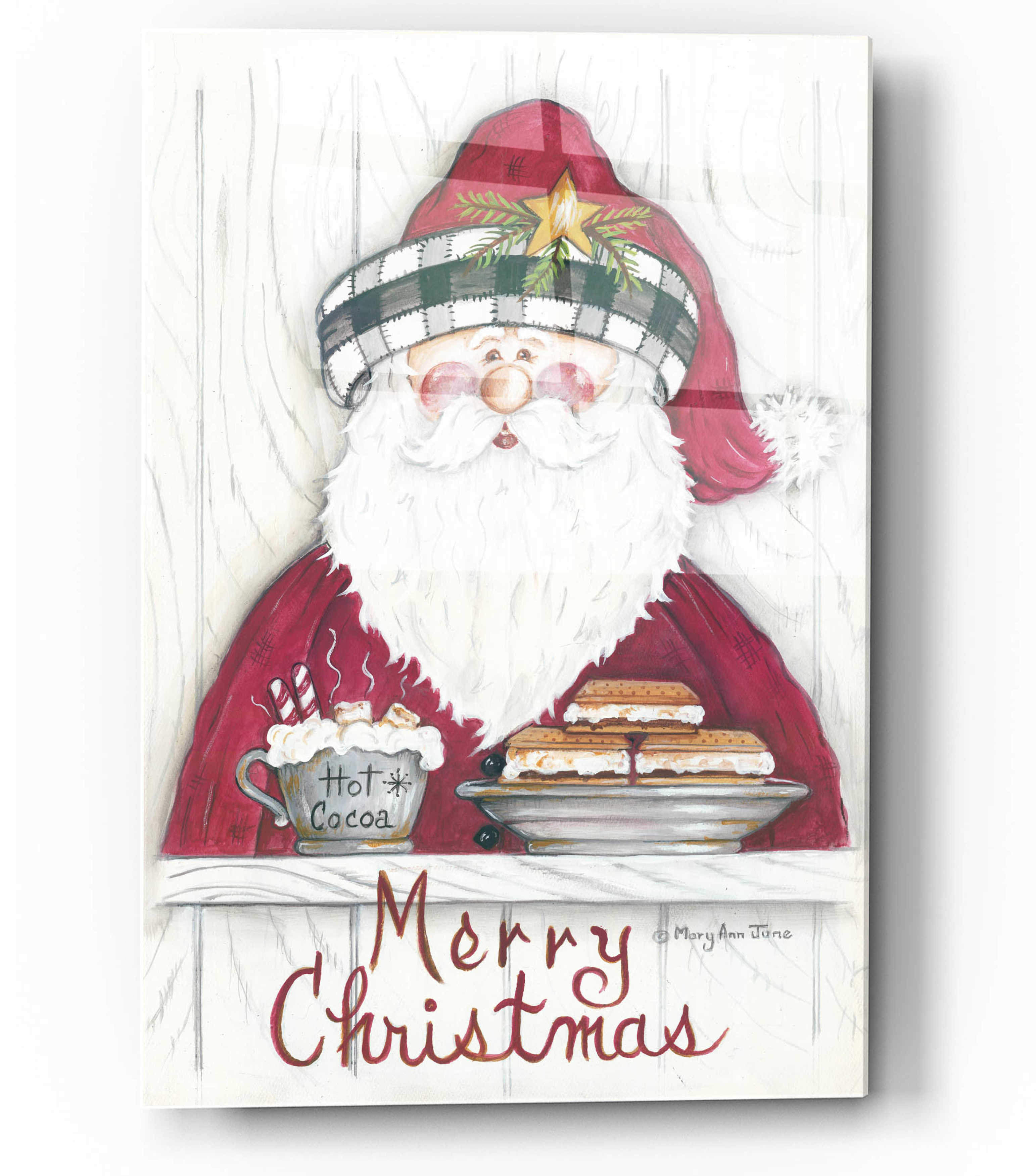 The Holiday Aisle® Jolly St. Nick by Mary Ann June - Unframed Print ...