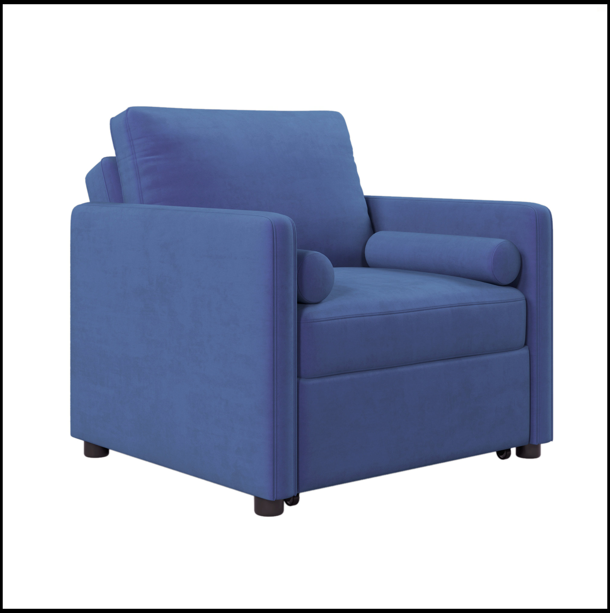 Mercer41 3 In 1 Convertible Sleeper Chair With Adjustable Backrest ...