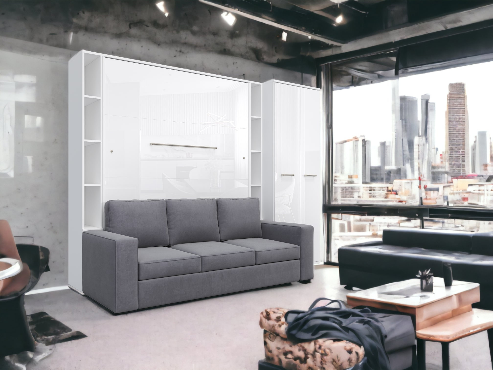 MaximaHouse Upholstered Murphy Bed | Wayfair