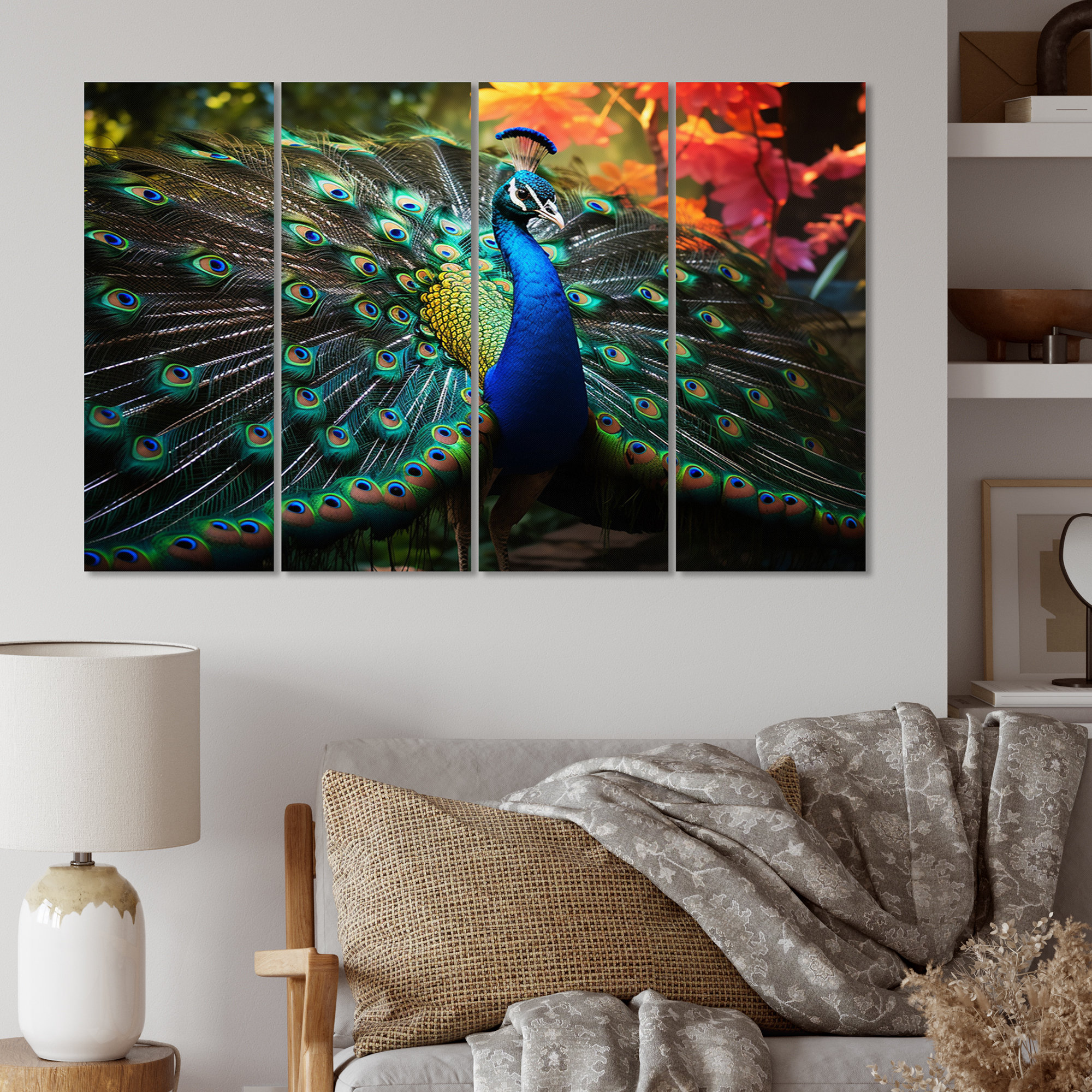 dancing peacock wallpaper