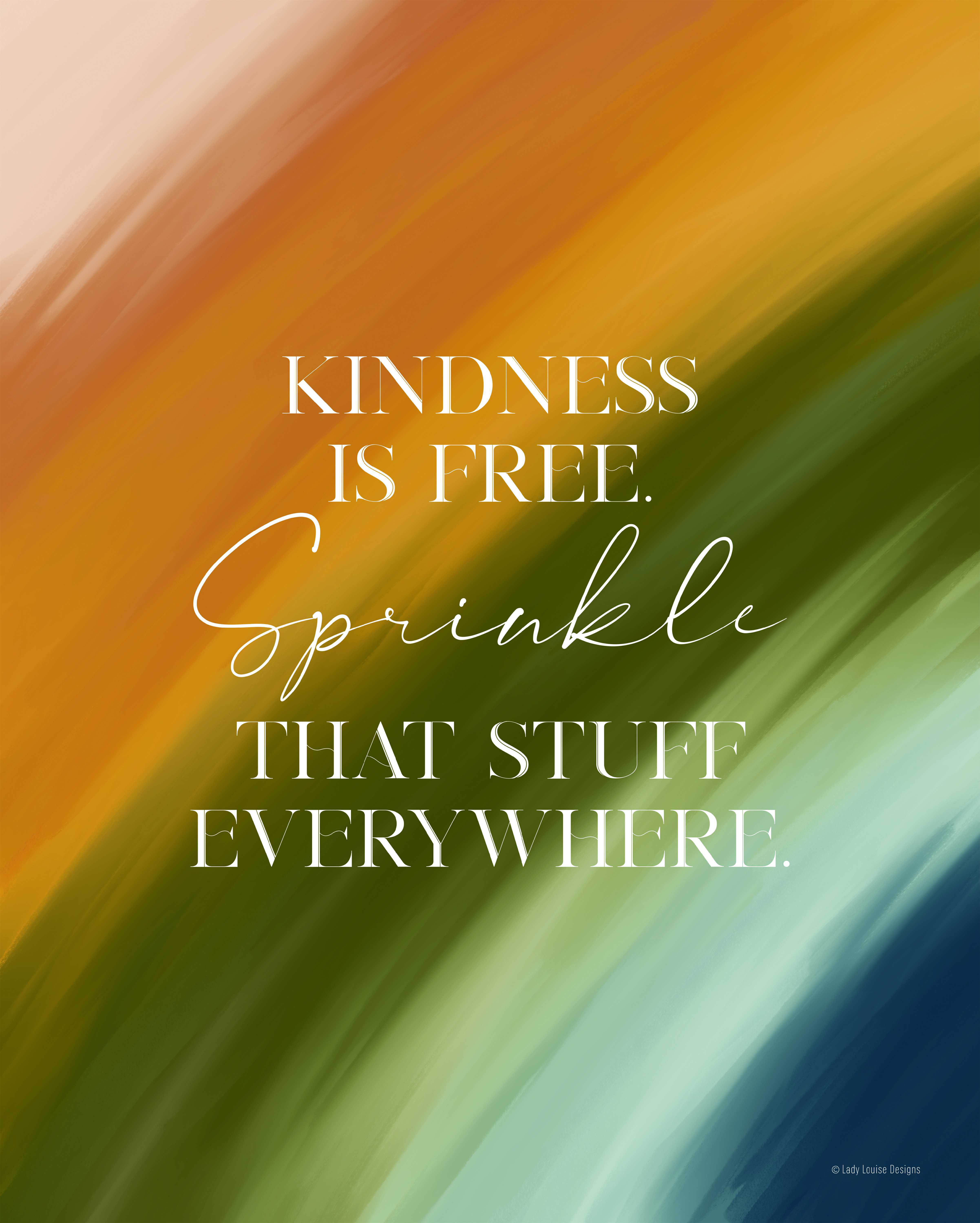 Trinx Kindness Is Free by - Wrapped Canvas Print - Wayfair Canada