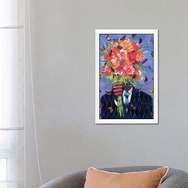 Ebern Designs Date With Destiny by Black Ink Art - Floater Frame ...