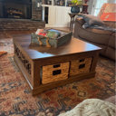 Millwood Pines Korbin Coffee Table with Storage & Reviews | Wayfair
