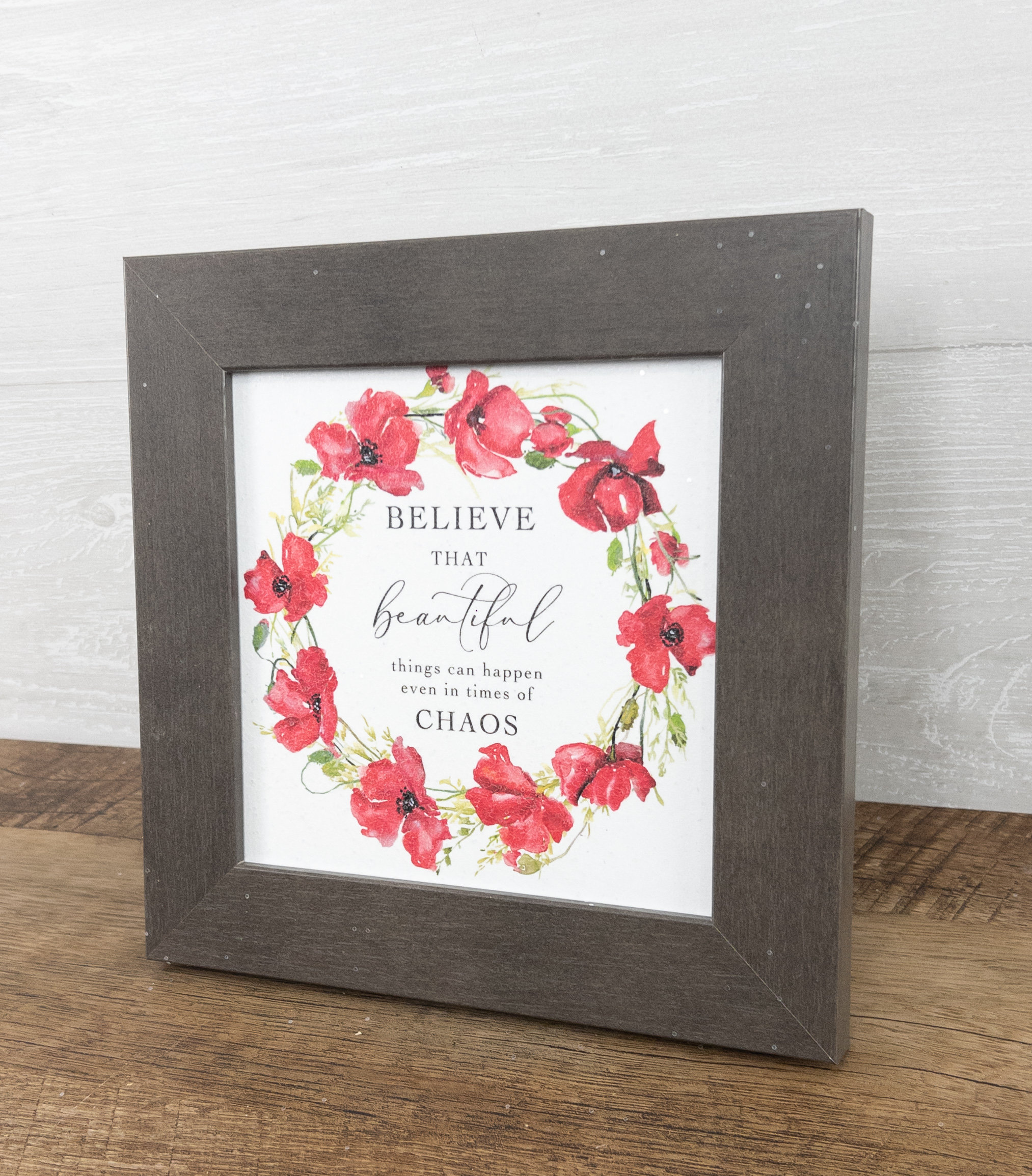 August Grove® Beautiful Things Can Happen In Chaos Framed On Paper ...