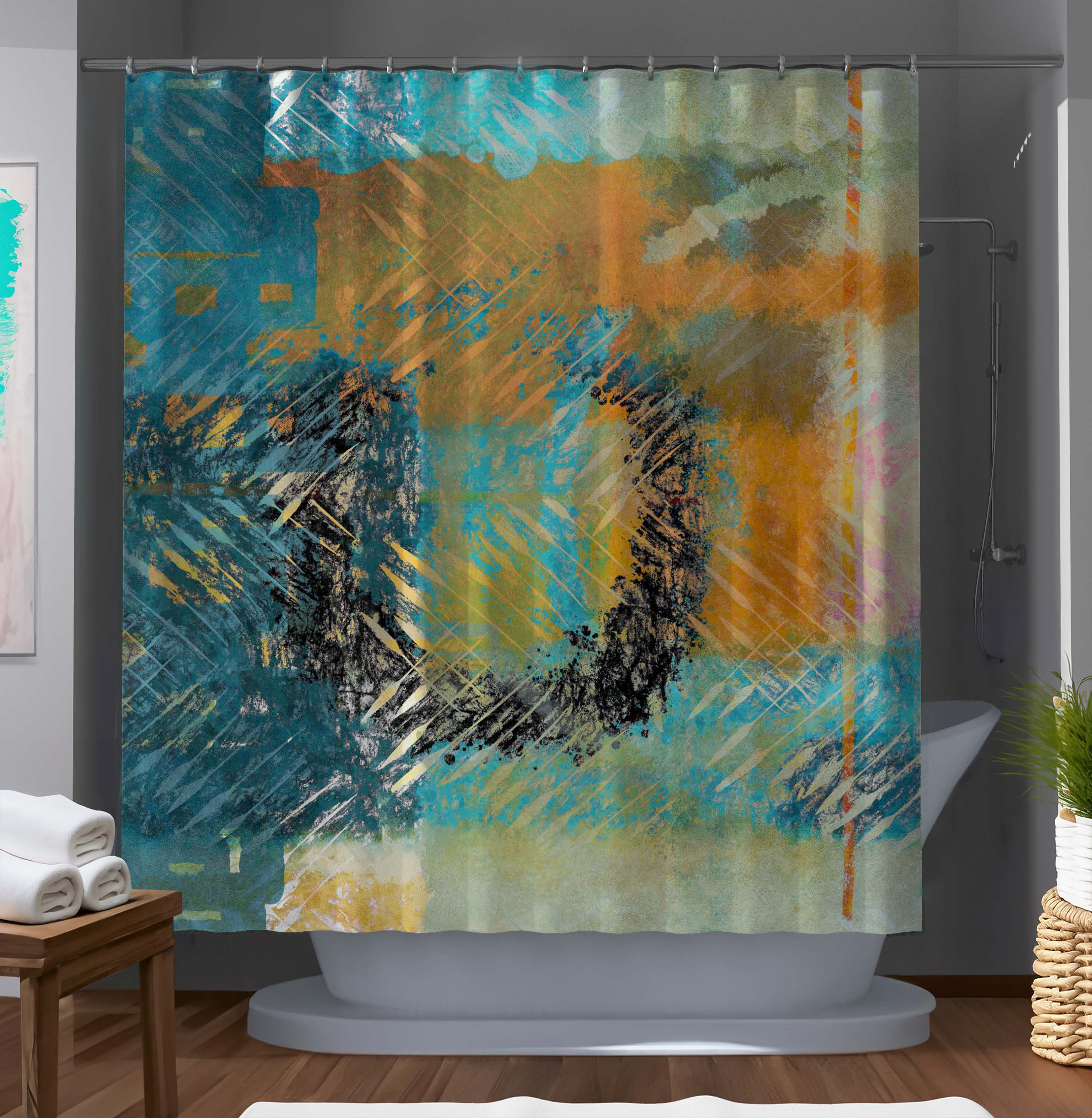 East Urban Home Brawith Shower Curtain | Wayfair