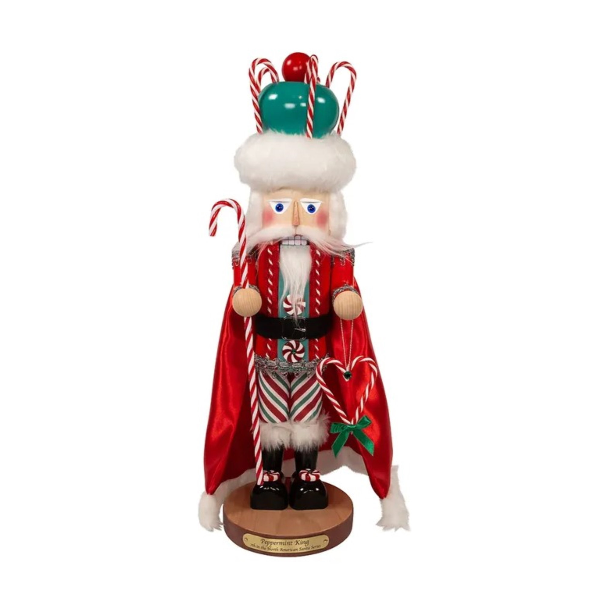 Steinbach Peppermint King Nutcracker | Wayfair
