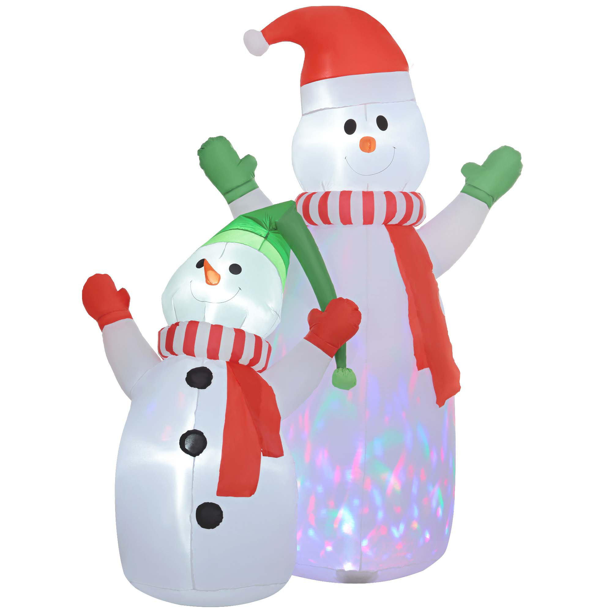 One Allium Way® 8FT Giant Christmas Inflatables Snowman, Huge Blow Up ...