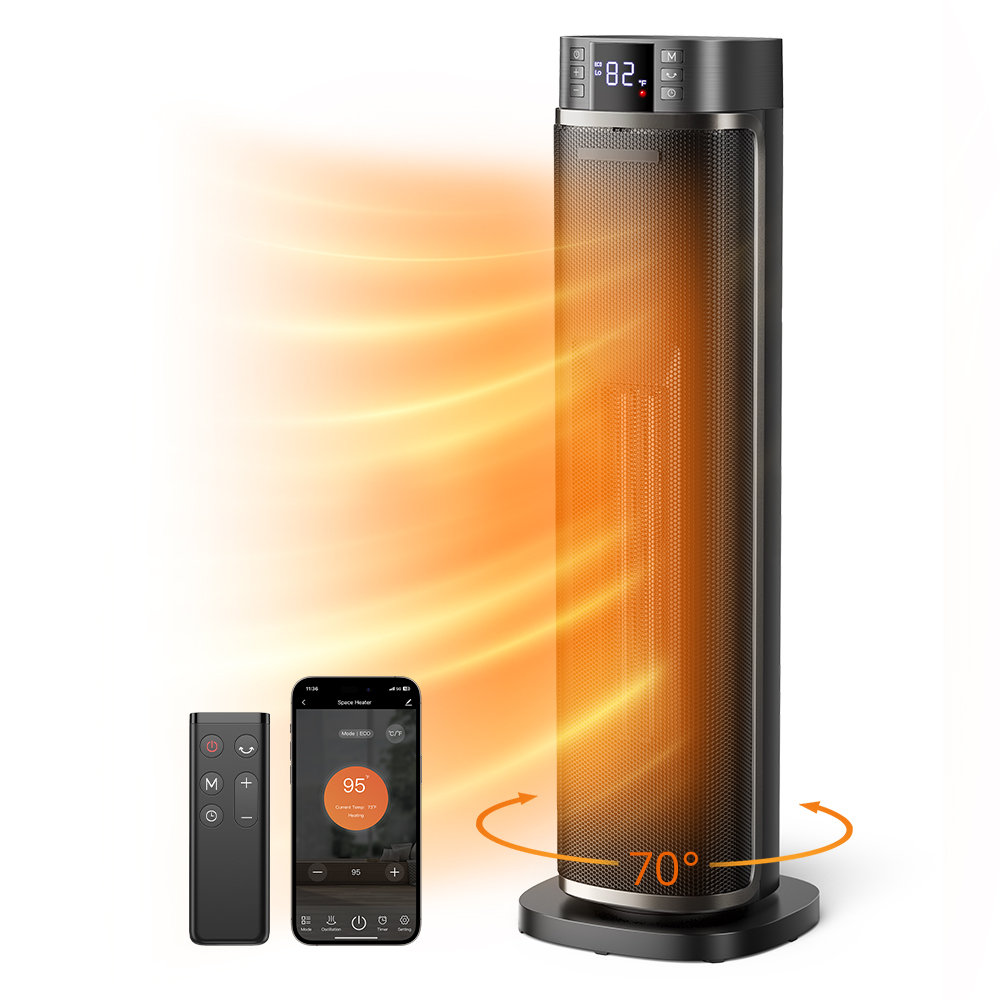 Paris-Rhône Paris-rhône Space Heater for Indoor, Ceramic Tower Heater ...