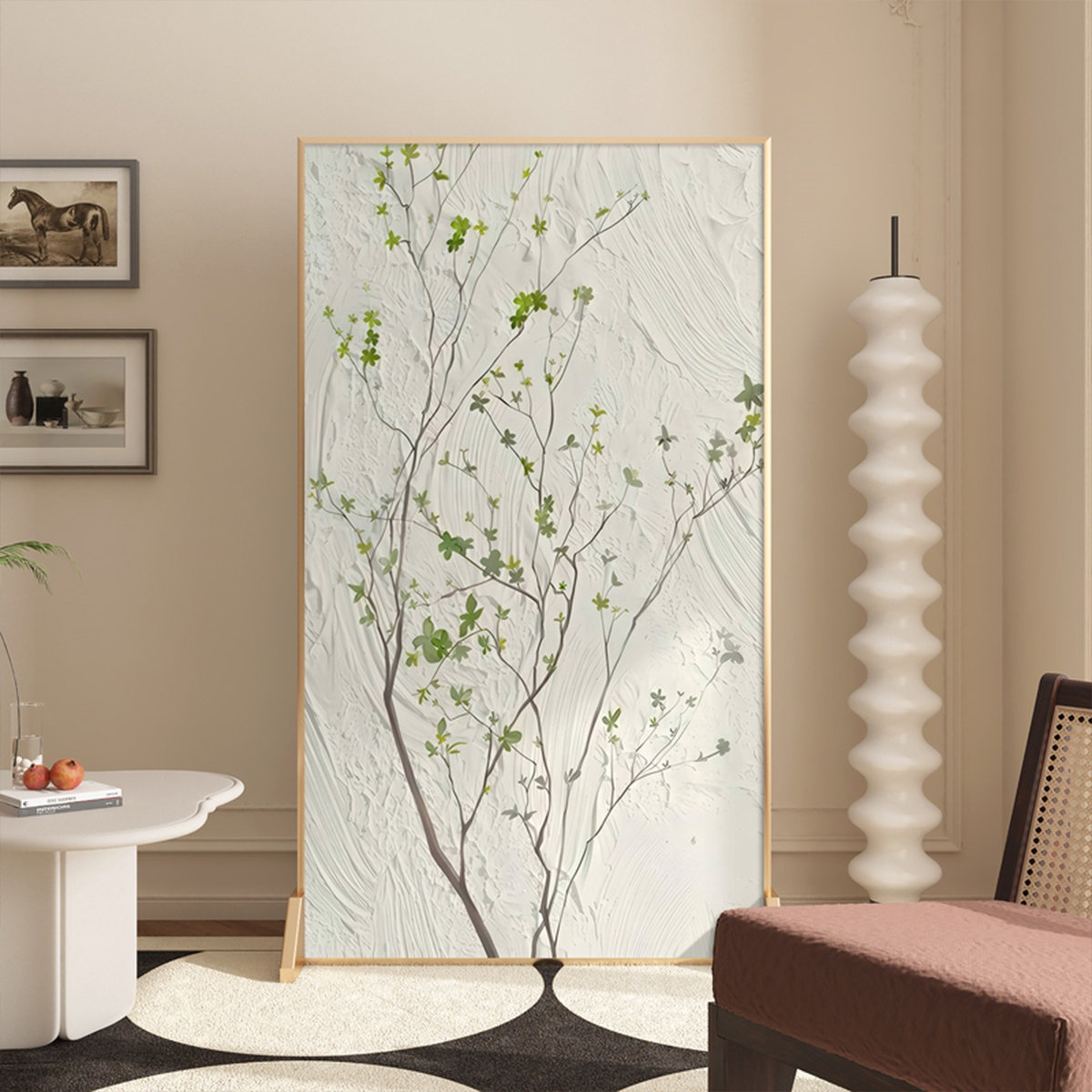 Red Barrel Studio Modern Simple White Pattern Room Divider - Wayfair Canada
