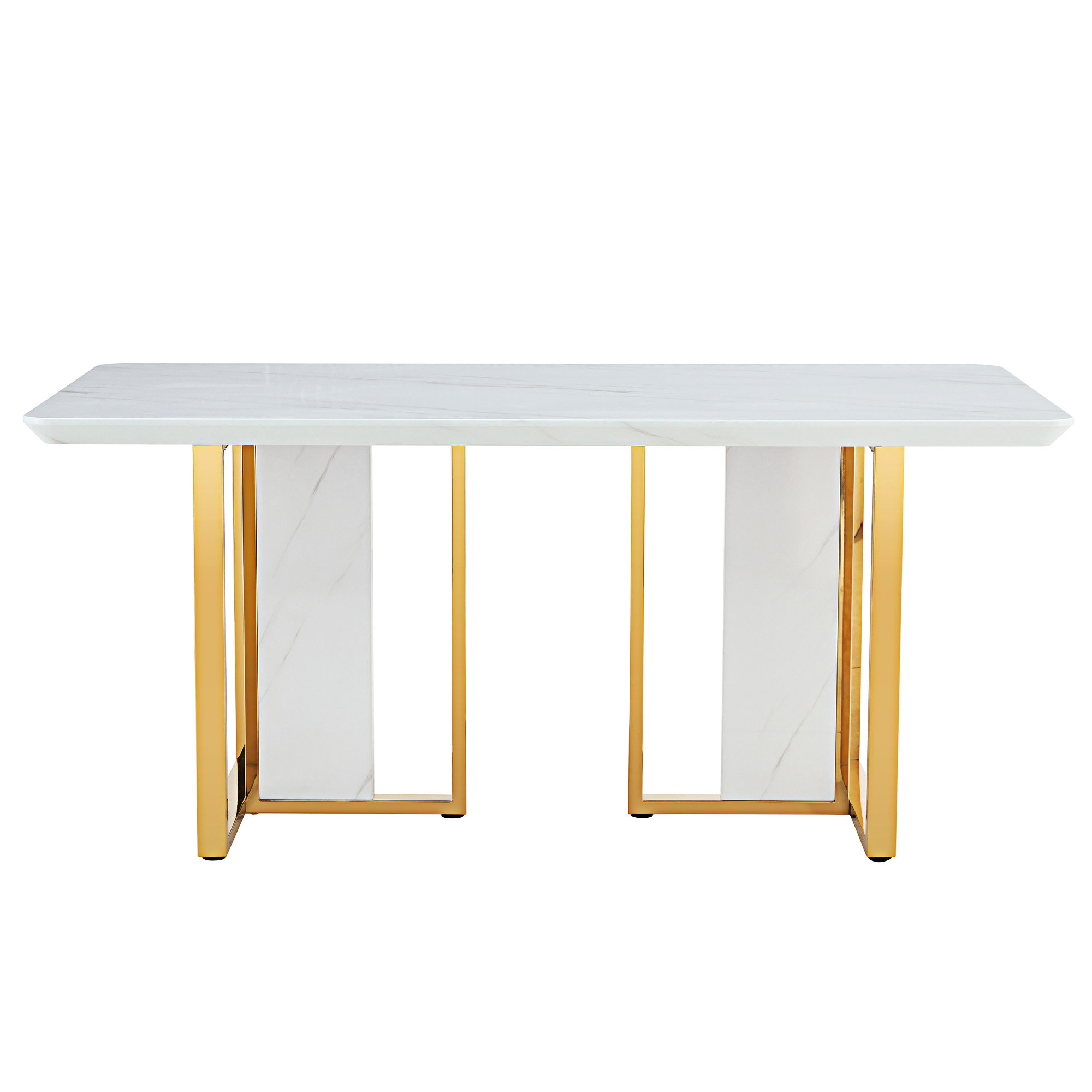 Ivy Bronx Modern Minimalism And Luxurious White Rectangular Patterned ...