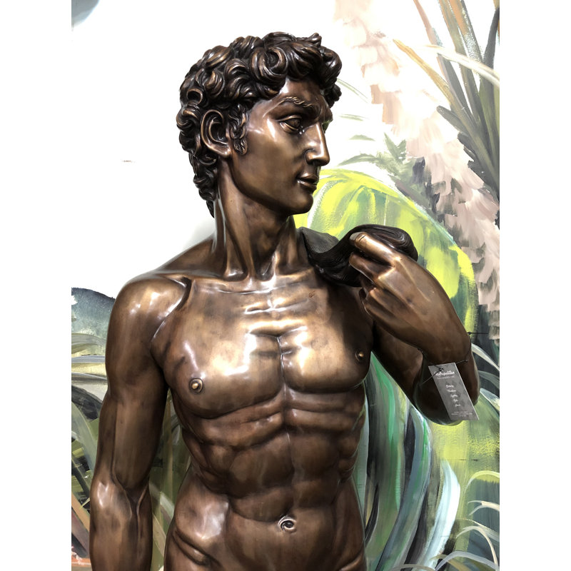 Metropolitan Galleries Bronze of David Sculpture | Wayfair