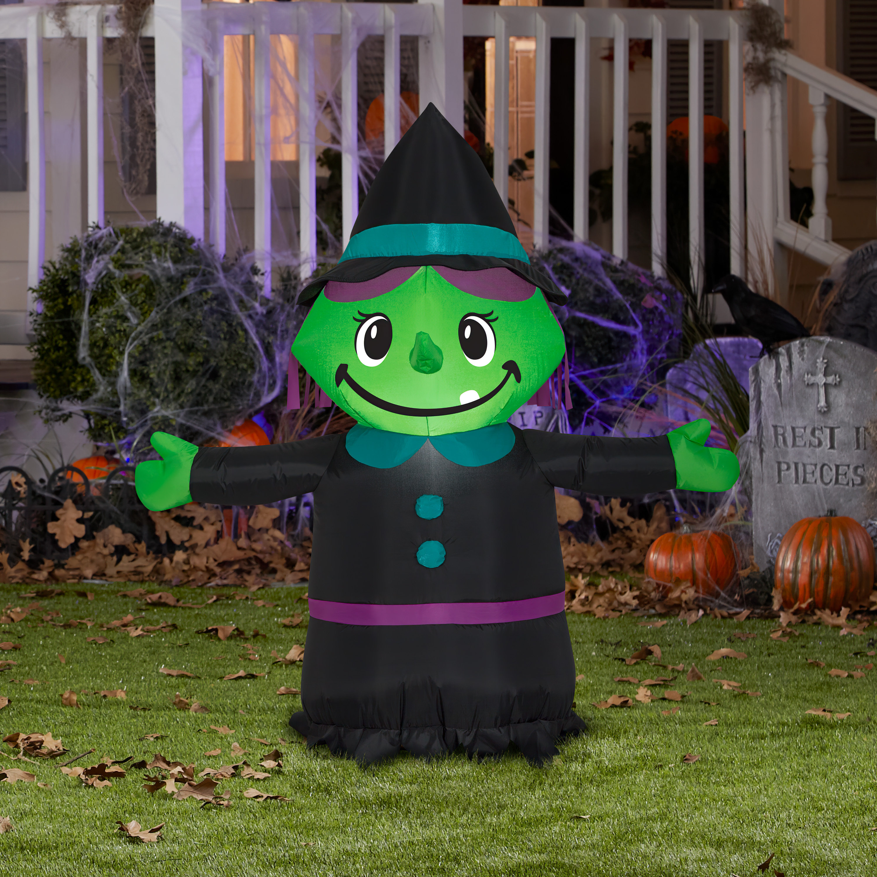Gemmy Industries Little Witch Inflatable | Wayfair