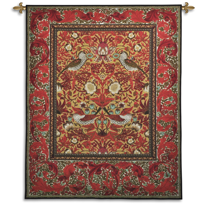 Fine Art Tapestries Strawberry Thief Decor by William Morris Tapestry ...