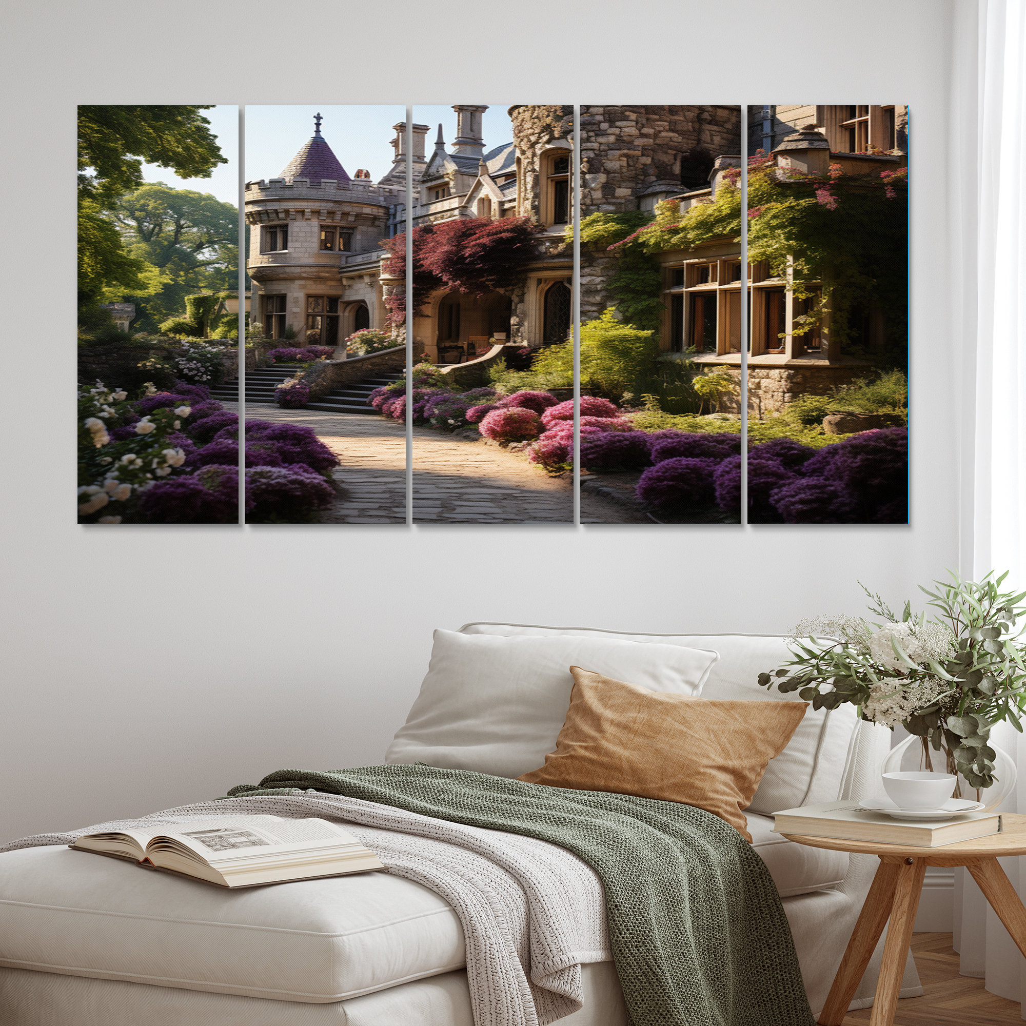 Design Art 5 Castles Royal Retreat Regal Wall Decor Set Metal | Wayfair