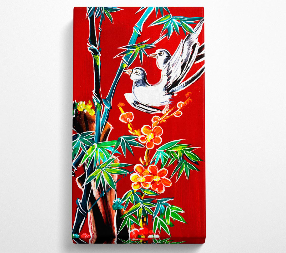 Ophelia & Co. Luker Red Garden Of Doves - Wrapped Canvas Art Prints ...