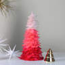 Northlight Seasonal Pink Ombre Feather Cone Christmas Tree - Unlit ...