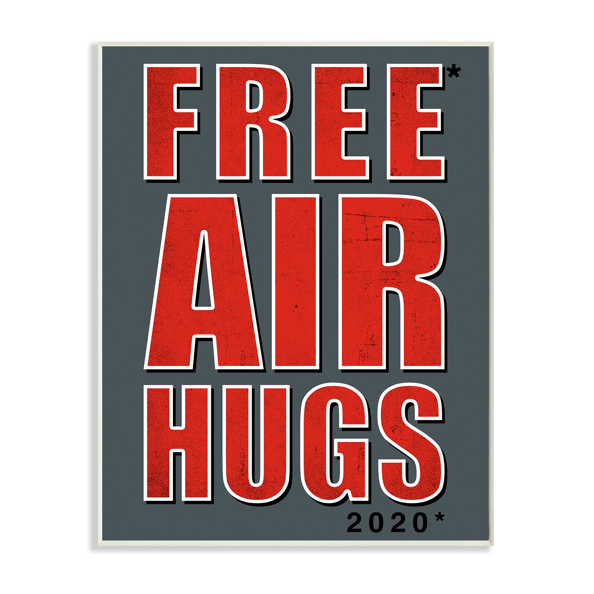 Latitude Run® Free Air Hugs Phrase 2020 Reference Blue Red by Buck Wear ...