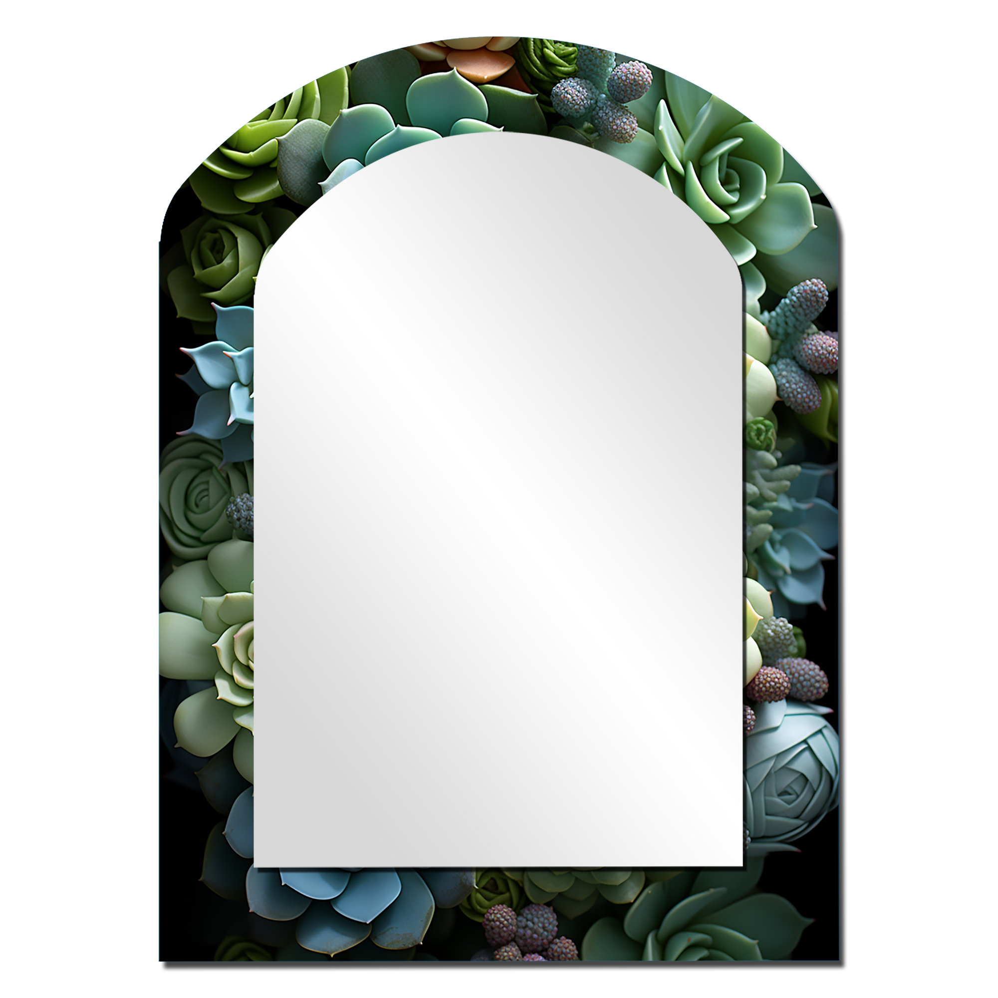 Dakota Fields Green Succulents Serenity Garden II - Succulent Arch ...