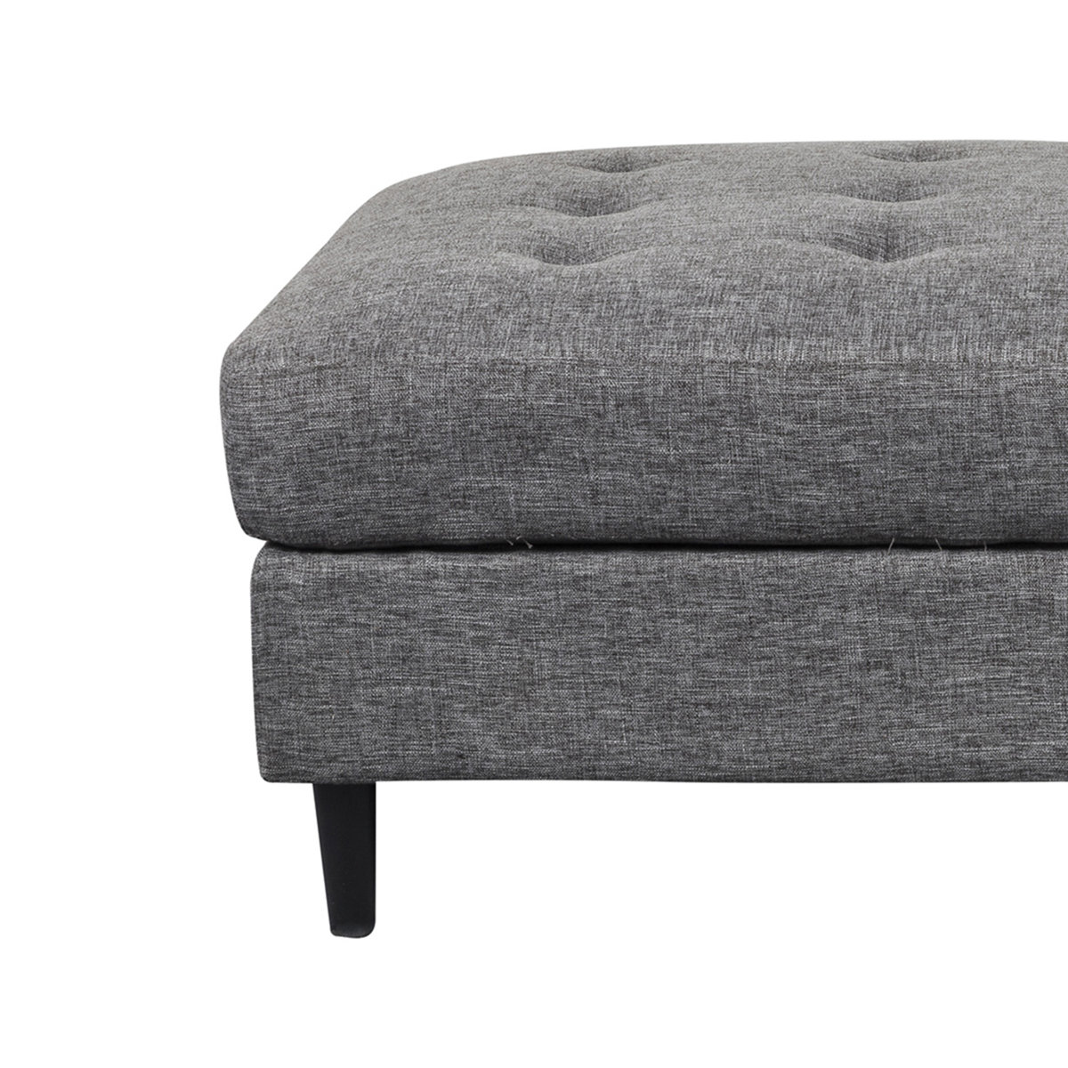 Latitude Run® Stanley L-Shaped Button Waffle Tufting Sectional ...