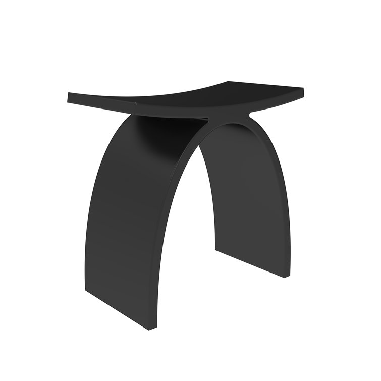 Hokku Designs Solid Surface Shower Stool | Wayfair