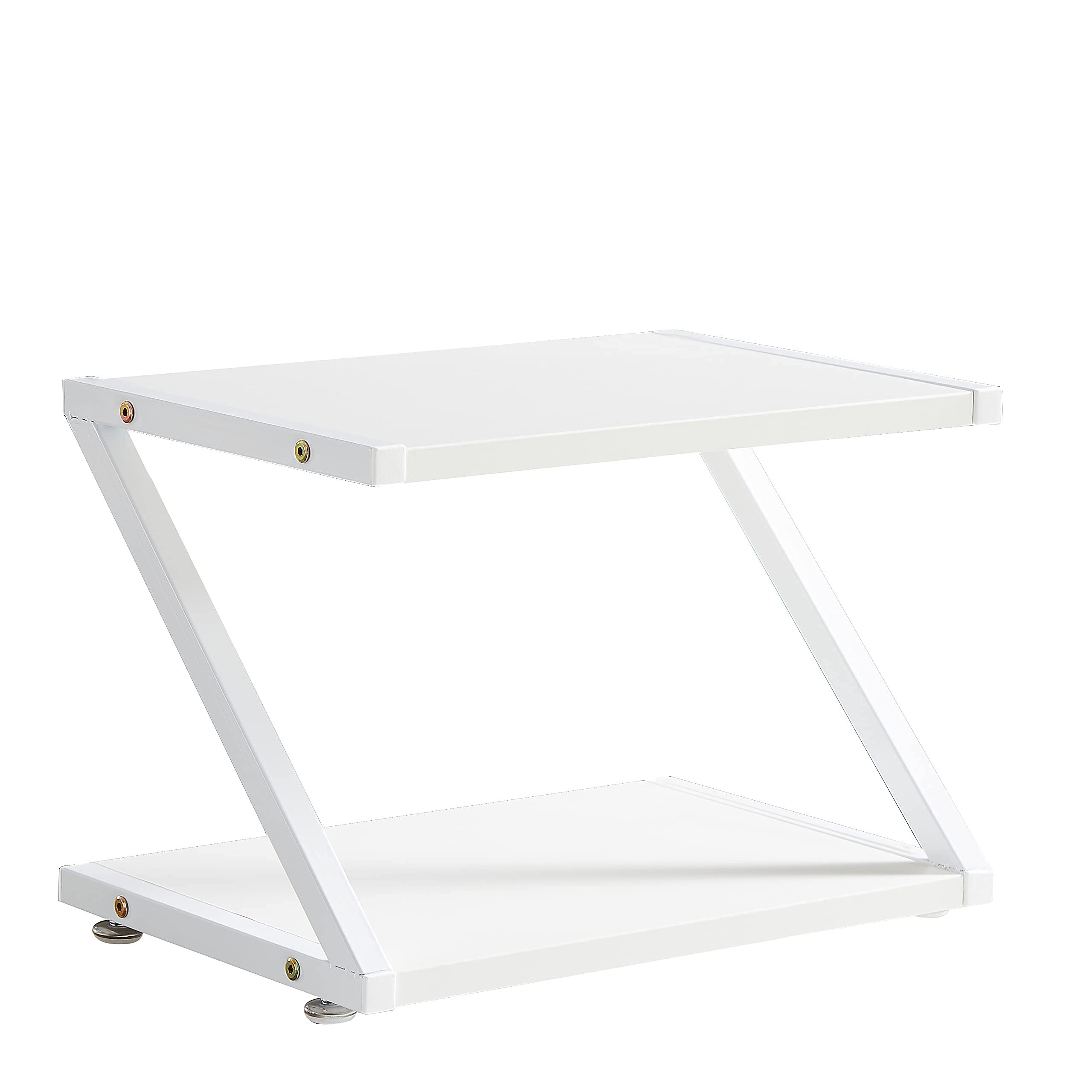 Latitude Run® 2-Tier Printer Stand With Paper Storage, White | Wayfair
