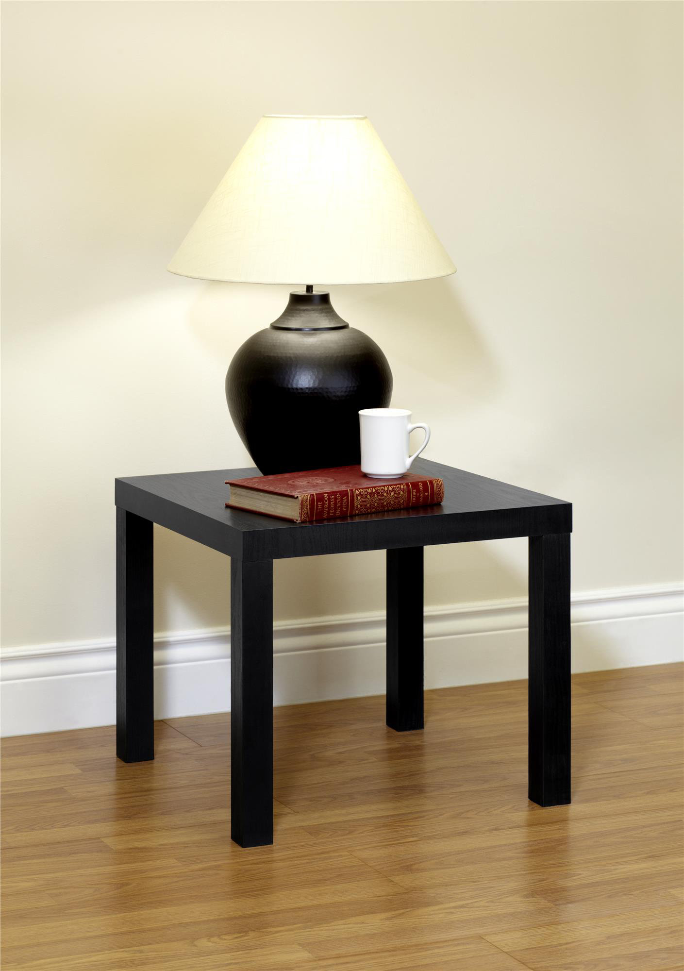 DHP Parsons End Table, Black Oak | Wayfair