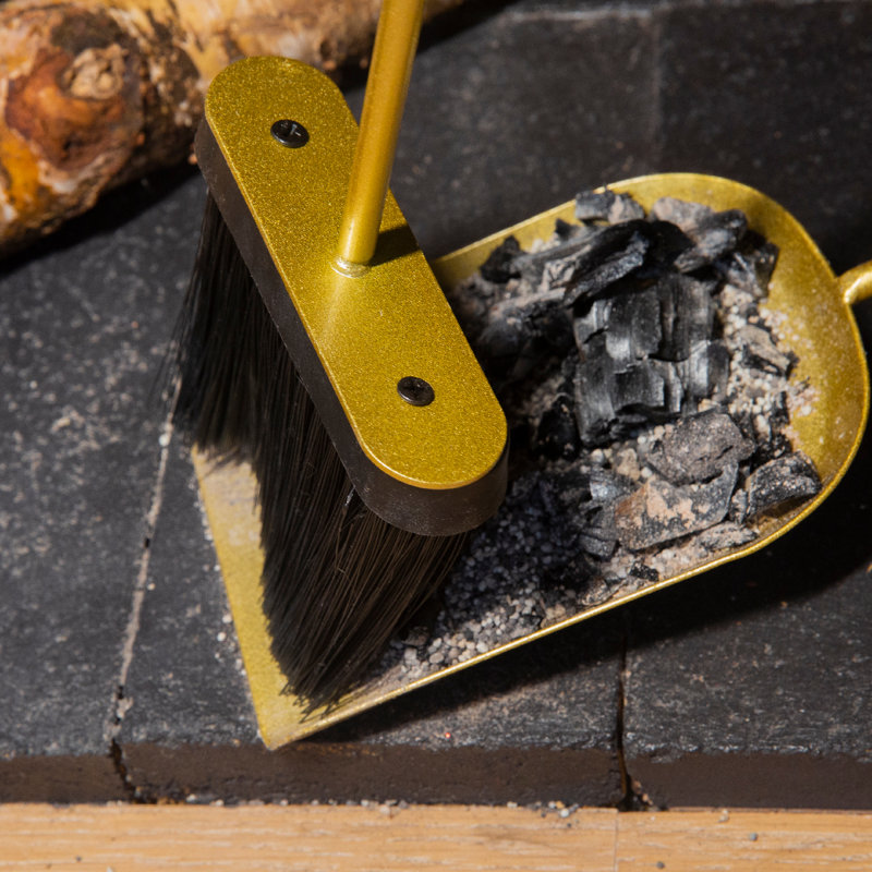 Mercer41 Chinemelum 5-Piece Iron Fireplace Tool Set & Reviews | Wayfair